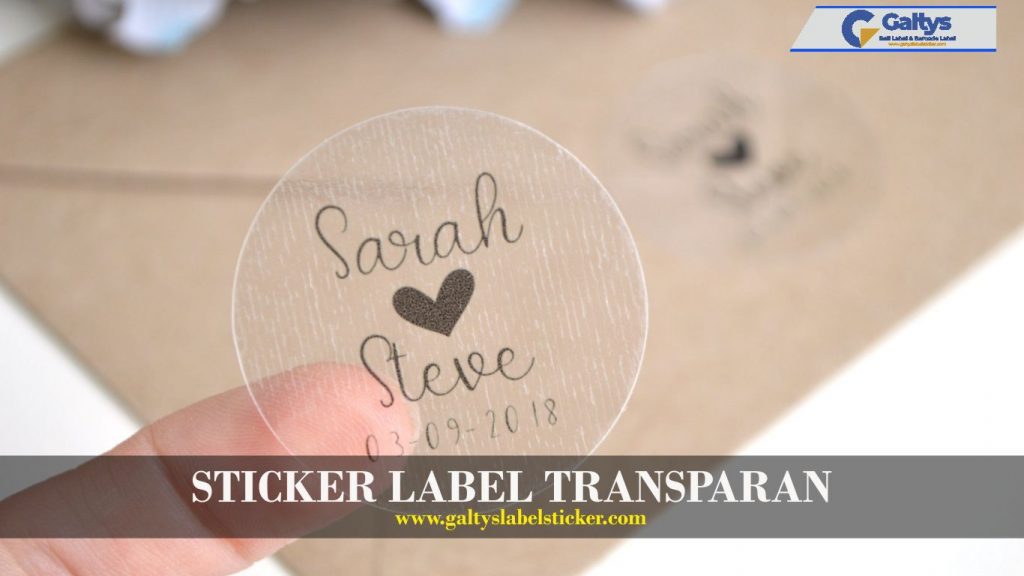 Sticker Label Transparan Murah dan Produksi Cepat