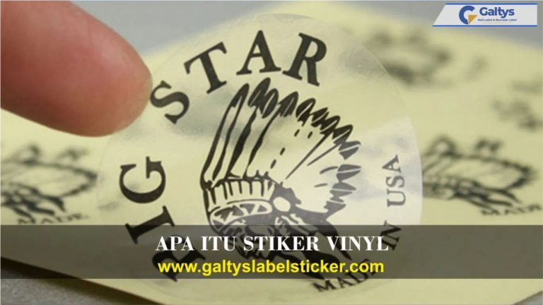 Apa itu Stiker Vinyl dan Apa Saja Jenis Serta Ukuran Formatnya